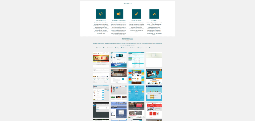 Site personnel- Ingrid MARIA - Développeuse backend Symfony 5 & CMS divers & PHP, à Toulouse